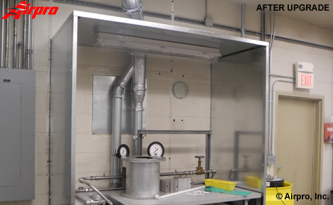 Fume Exhaust Booth Upgrade - MEK - Airpro, Inc.